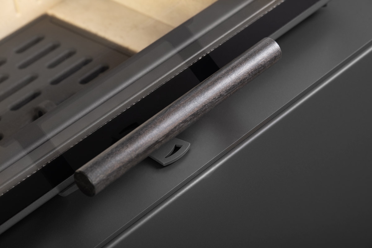 LUCERIA CS Stahl - Design-Kamin | RHEA FLAM